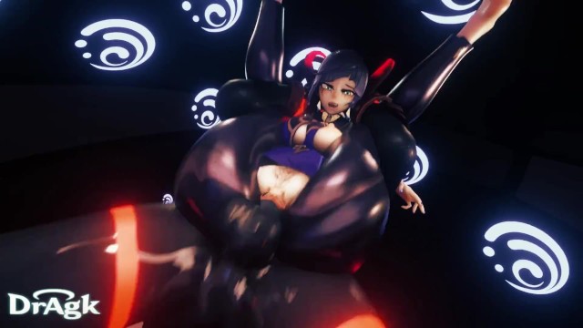 Yelan Gets Her Pussy Fucked Hard In Full Nelson By A Big Mitachurl